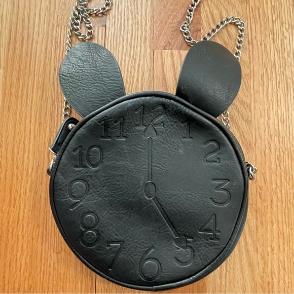 Disney | Bags | Disney Alice In Wonderland Rabbit Ears Clock Chain ...